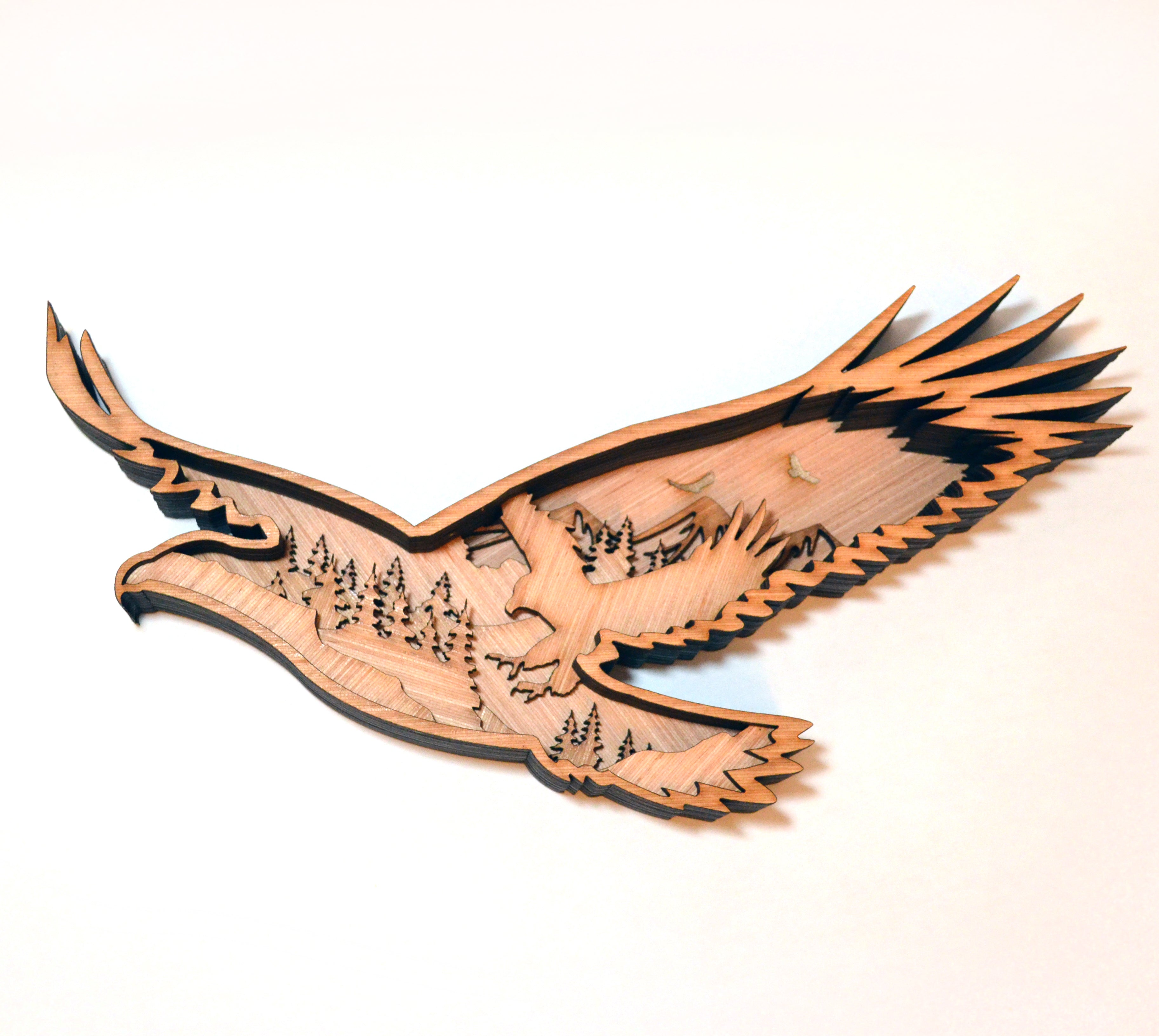 Layered Soaring Eagle – Zyphire Studios